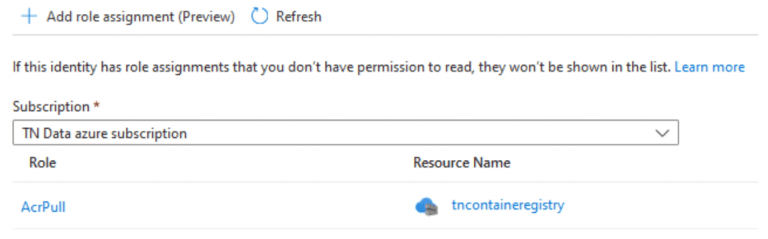 Azure App Service Containers and System-assigned Managed Identity